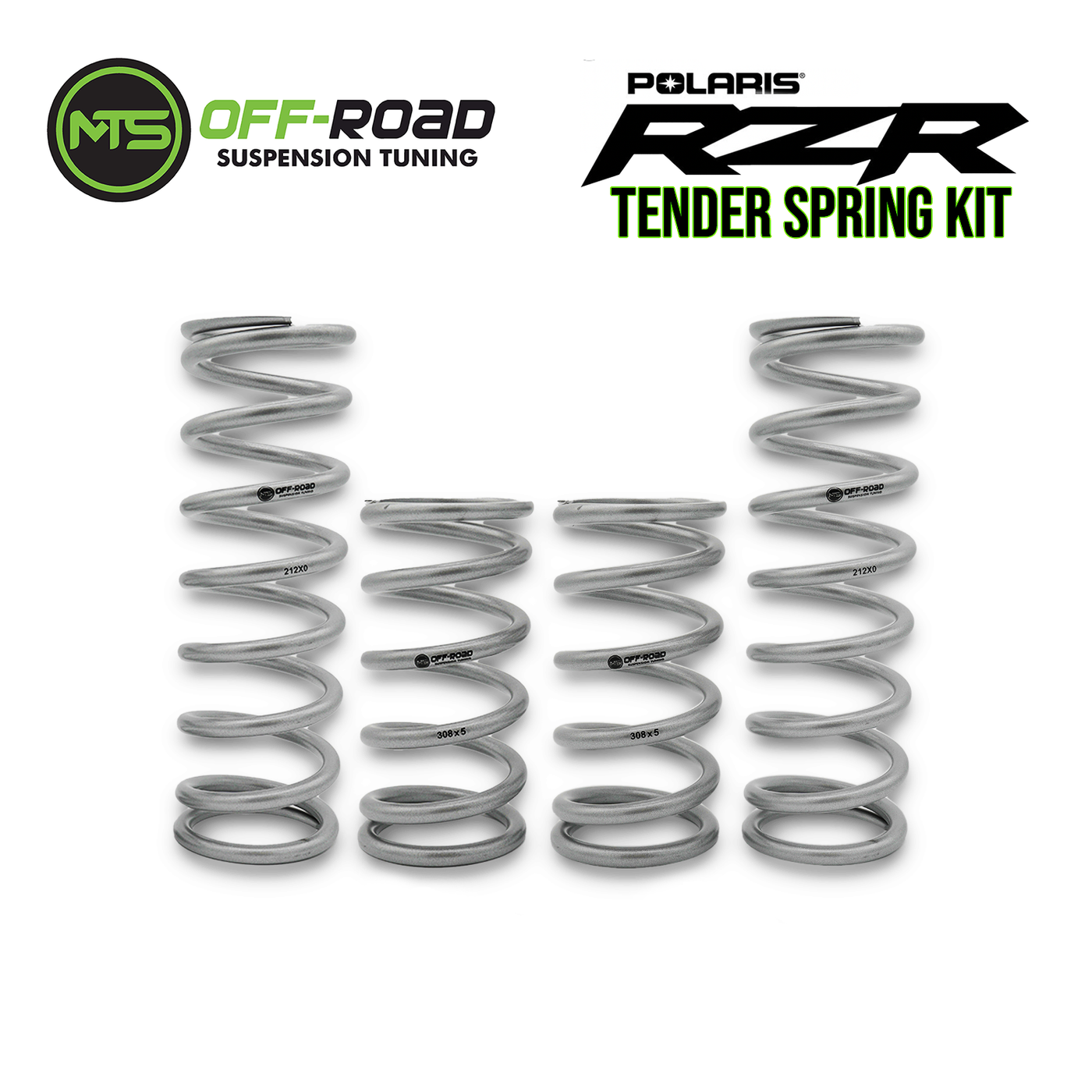 MTS Offroad Polaris RZR TENDER Spring Kit
